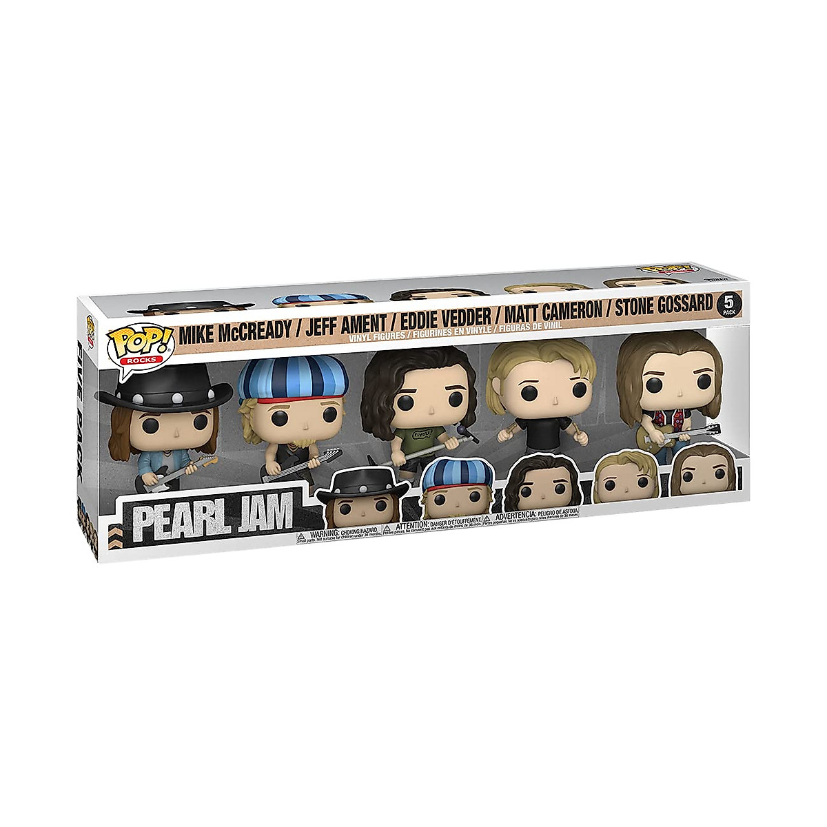 Funko POP Rocks: Pearl Jam - 5PK,Multicolor