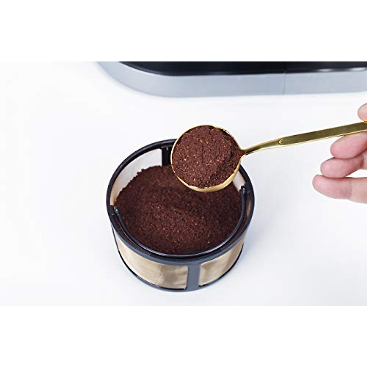 Reusable Keurig K Duo Coffee Filter Only for K-Duo Essentials and K-Duo Brewers Machine, Reusable Mesh Ground Coffee Basket by Geesta