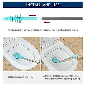 Paper Towels Select A Size Handle Long Tool Toilet Bathroom Durable Plunger Brush Flexible Cleaner Clogging Bathroom Products Bathroom Shelves with Towel Bar