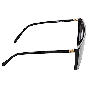 Michael Kors Woman Sunglasses Bio Black Frame, Grey Gradient Lenses, 0MM