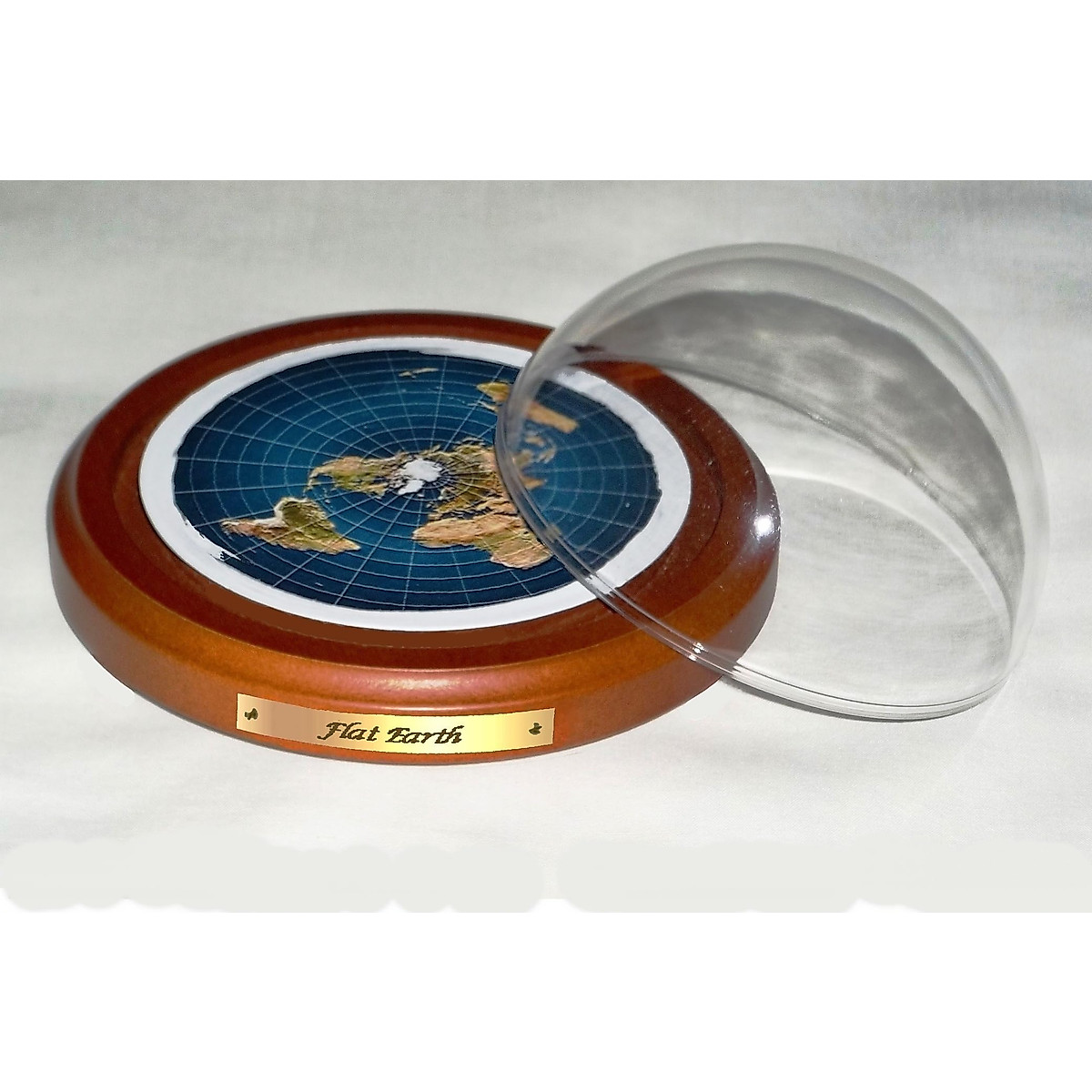 Flat Earth Map Dome Display Model