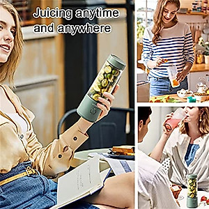 TANACC Portable Juice Blender Portable Wireless Mini Juicer Blender Multifunction Home Fruit Juicing Cup Juicer Fruit Extractors Electric Juice Cup