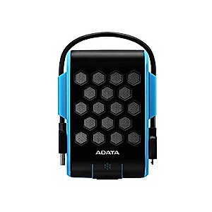 ADATA HD720 2TB USB 3.0 Waterproof/Dustproof/Shock-Resistant External Hard Drive, Blue (AHD720-2TU3-CBL)