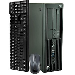 HP ProDesk Z230 SFF Computer Desktop PC, Intel Core i5 3.2GHz Processor, 16GB Ram, 128GB M.2 SSD, 1TB HDD,Wireless Keyboard & Mouse, WiFi | Bluetooth, Windows 10 Pro (Renewed)