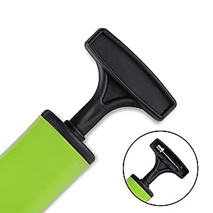 Youngy Soccer Basketball Football Volleyball Ball Balloon Portable Hand Air Ball Pump Inflator Kit with Needle Nozzle