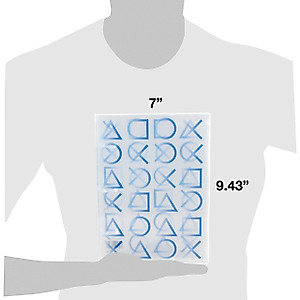 UniKeep PlayStation Themed Video Game Case - Stores 10 Discs and Graphic Booklets (Light Blue)