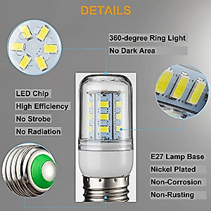 Saiyugty 5304511738 PS12364857 AP6278388 3.5w Refrigerator Light Bulb Compatible with Frigidaire Electrolux Kei D34l Refrigerator ac 100-265v Refrigerator Light Bulb, 1 Pack