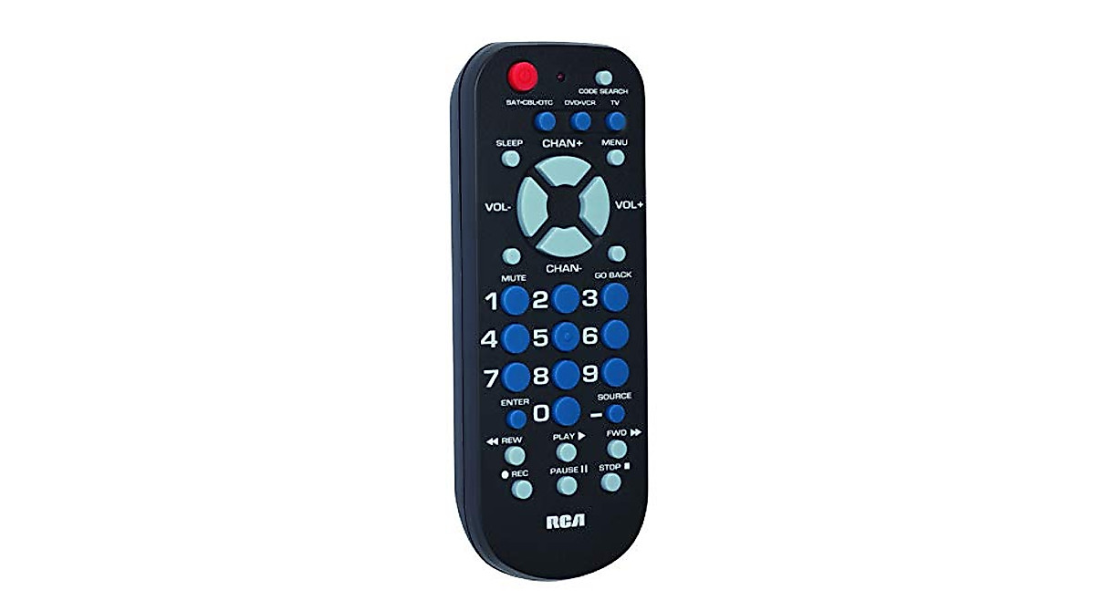 RCA 3-Device Palm-Sized Universal Remote | Replace Your Remotes