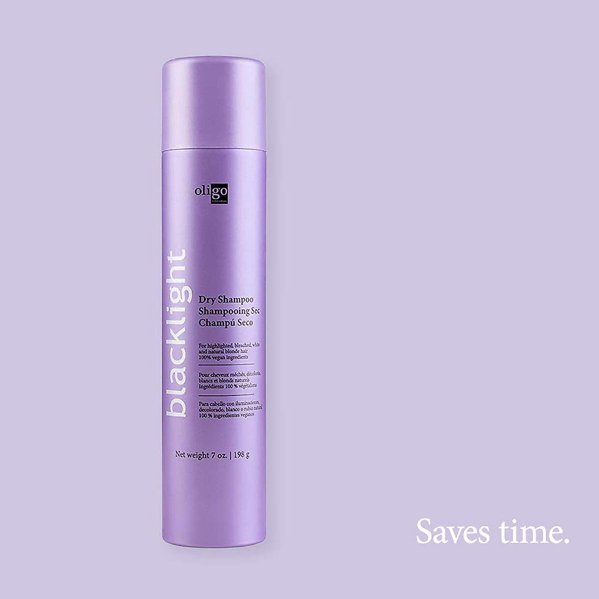 Oligo Professionnel - Blacklight Dry Shampoo for all hair types - Vegan - Weightless volume - Leaves hair feeling clean - Neutralizes odor - Residue free - 7oz