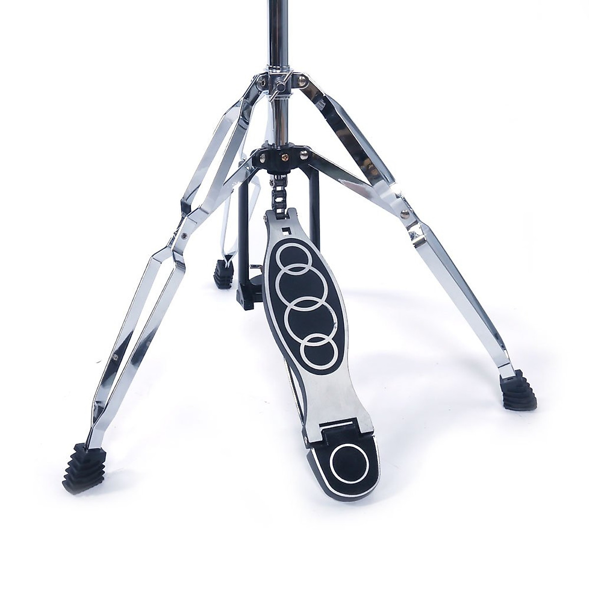 Professional Foldable Hi-Hat Stand,Control Style Drum Hi-Hat Cymbal Stand with Pedal (Cymbals not included)