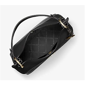 Michael Kors Women's Joan Large Slouchy Shoulder Bag Style 35S1GV9L3L (Black)