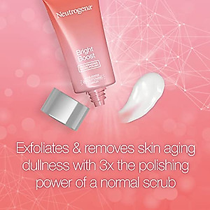 Neutrogena Bright Boost Resurfacing Facial Exfoliator with Glycolic and Mandelic AHAs Gentle Skin Resurfacing Face Cleanser for Bright Smooth Skin, Micro Polish, 2.6 Fl Oz