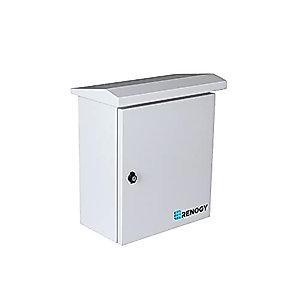 Renogy 5 String PV Combiner Box for On/Off-Grid Solar Panels System, w/Built-in DIN Rail, Labels, Cold-Formed Steel