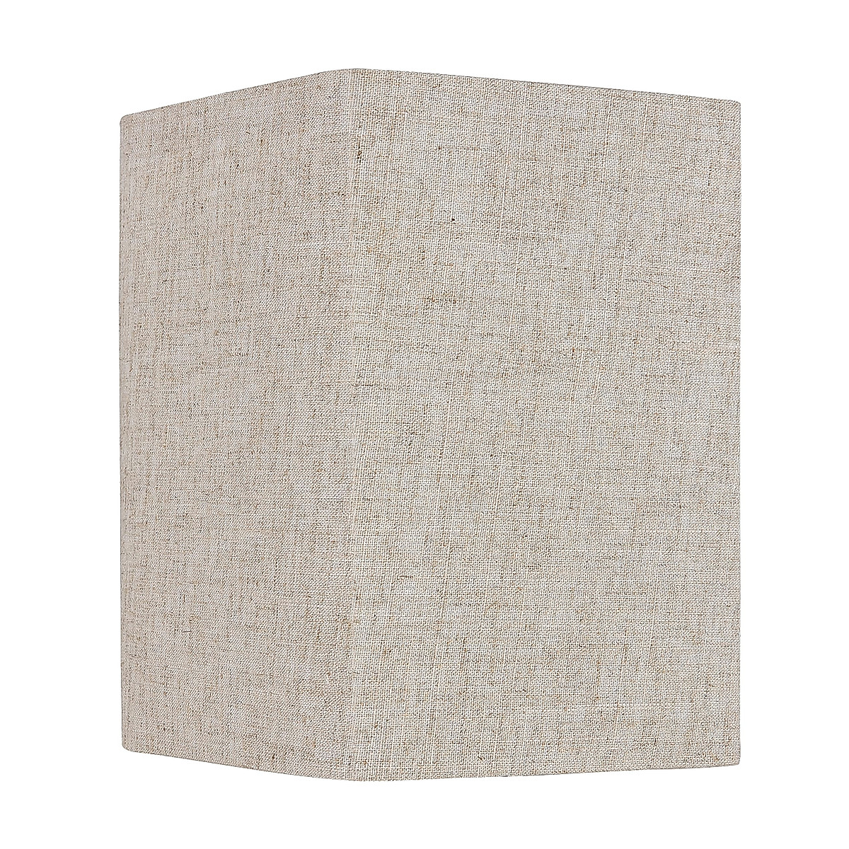 Ruiever Square Lampshades Set of 2, Linen Lampshades L6.3"x W6.3" x H9.84" High, Easy Assembly Replacement Fabric Lampshades for Table Lamps Floor Lamps, Beige Color Lampshade,