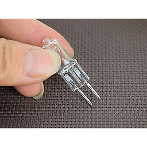 35W Halogen Bulbs G5.3 35 Watt G5.3 12V 35W Halogen Bulbs JC Bi-Pin Base Light 35 Watt 12 Volt Halogen Lamp for Home Lighting,Clear Glass Lens,Warm White 2700K,10 Pack