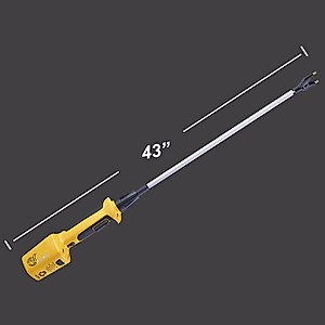 RANCH CHOICE Rechargeable Livestock Prod for Cows Electric Cattle Prod for Cow Dog prod Animal prod with Flexible Shaft (Total 43 INCH)