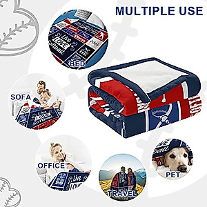 RFHBP Softball Gifts, Softball Gifts for Girls, Softball Blanket 60"×50", Girls Softball Gifts, Softball Blankets for Girls, Softball Gifts for Birthday, Teenager, Women, Mom, Softball Player,