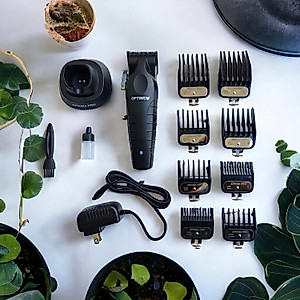 XPERSIS PRO Optimum Ergonomic Design DLC Taper Blade Black Cordless Hair Clipper for Barbers, Professional Mens Hair Clipper + Electric Razor Foil Shaver with Sharp Blades