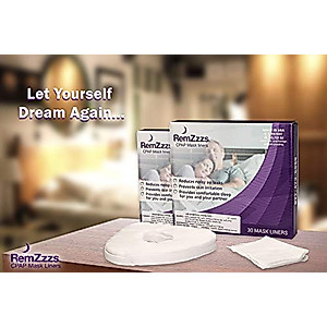 RemZzzs Full Face Cpap Mask Liners (K3-FL) - Reduce Noisy Air Leaks and Painful Blisters 2 Pack- Cpap Supplies and Accessories - Compatible with Resmed Respironics DeVilbiss