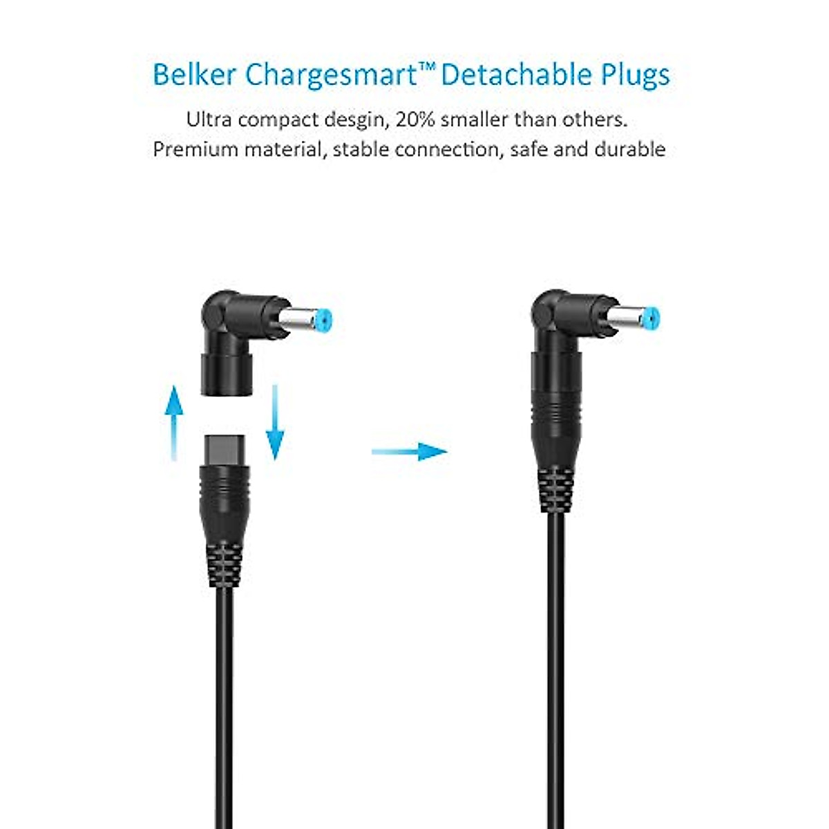 Belker 45w 65w Universal Laptop Charger Ac Power Adapter for Hp Dell Acer Asus Lenovo IBM Toshiba Compaq Samsung Sony Fujitsu Notebook Ultrabook