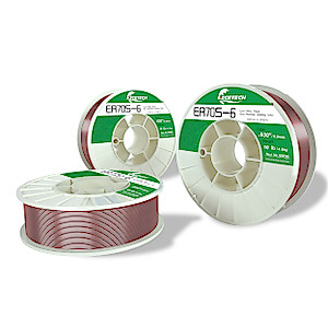 NICETECH, MIG Solid Welding Wire, Carbon Steel, ER70S-6 .030-Diameter, 10 Pounds Spool, Package of 1