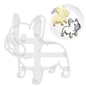 French Bulldog Cookie Cutter, Frenchie Dog Shaped Mold