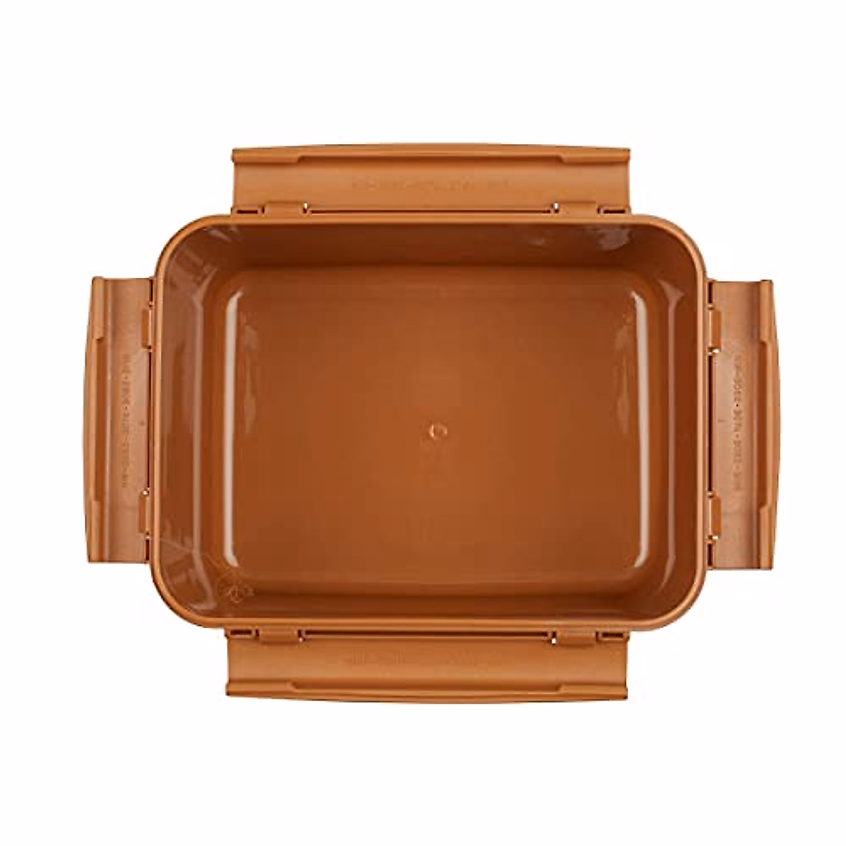 Crazy Korean Cooking Premium Kimchi, Sauerkraut Fermentation and Storage Container with Inner Vacuum Lid, Sandy Brown 1.3 Gal (5.2L) 2 PACK