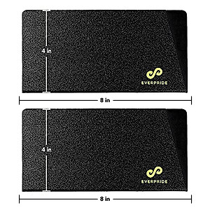 EVERPRIDE Butcher Chef Knife Edge Guards (2-Piece Set) Wide Knives Blade Edge Protectors - Meat Cleaver Knife Sheath Set - BPA-Free Chef Knife Covers Fits Blades Up To 8” x 4” – Knives Not Included