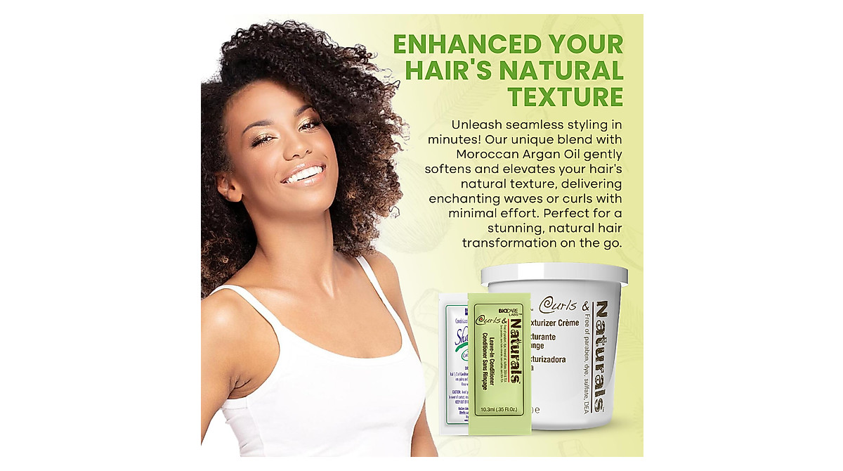 Curls & Naturals Texturizer: Soften Hair with Argan Oil