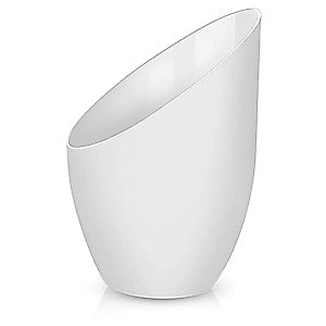OTTOSEA 4 Pack Plastic Lampshade,5.7 inch High,4.1 inch Diameter,1.65 inch Fitter,Replacement Plastic Lamp Shade for LED Floor Lamp [White]