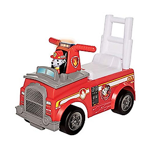 Paw Patrol Kids Ride On Marshall Fire Truck Ride-On with Lights and Sounds