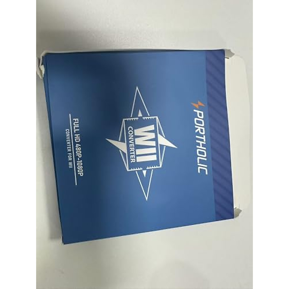 PORTHOLIC Wii to HDMI Converter 1080P for Full HD Device, Wii HDMI Adapter with 3.5mm Audio Jack&HDMI Output Compatible with Wii, Wii U, HDTV, Monitor-Supports Wii Display Modes 720P