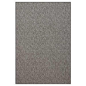 Furnish my Place Modern Indoor/Outdoor Commercial Neutral Rug, Modern Area Rug, Home Decor Mat, Pet-Friendly Carpet for Living Room, Kids, Wedding, Made in USA - 2' x 4' Rectangle