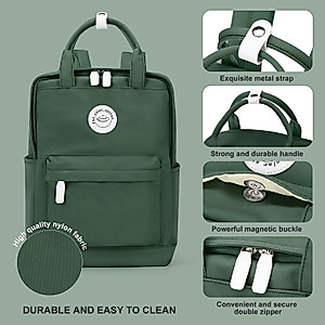 WEPOET Small Backpack For Middle School,Lightweight Casual Daypack 14 inch Laptop Backpacks For Women,Middle School Bag For Teens Girls,Kawaii Bookbags