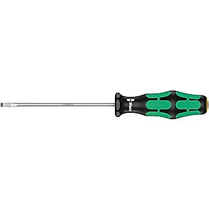 Wera 05008015001 Screwdriver for slotted screws 335 -0.6x3.5x100mm,Multi