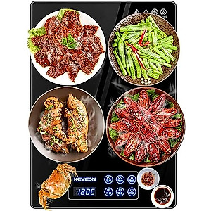 Buffet Warming Tray Hot Plate with Adjustable Temperature Control, Party Chafing Dish, Electric Food Warmer for Kitchen, Dining Room (Black 24x16inch)