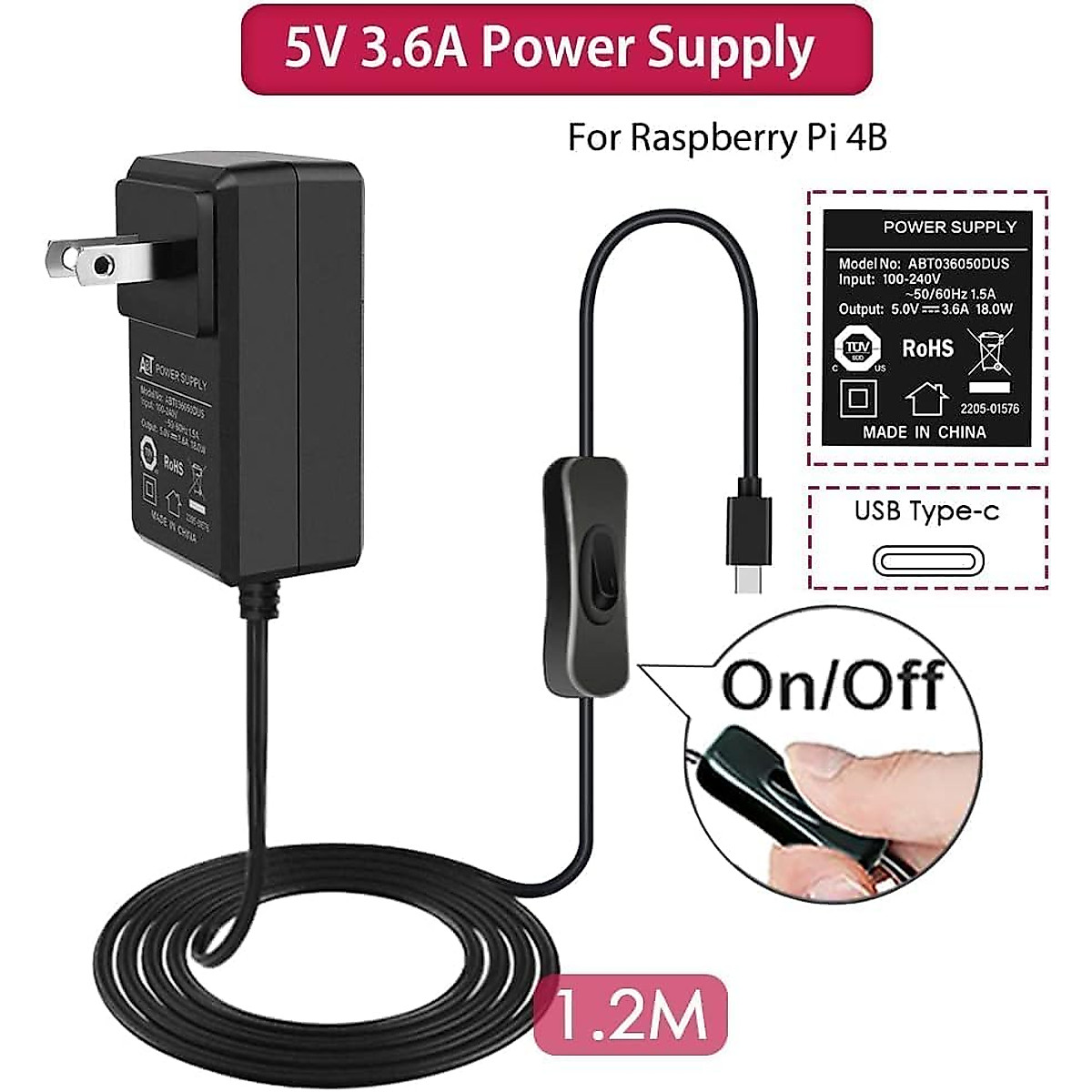 GeeekPi Starter Kit for Raspberry Pi 4 4GB, with Raspberry Pi 4, Case, 64GB Card, Card Reader, HDMI Cables and 18W USB C Power Supply