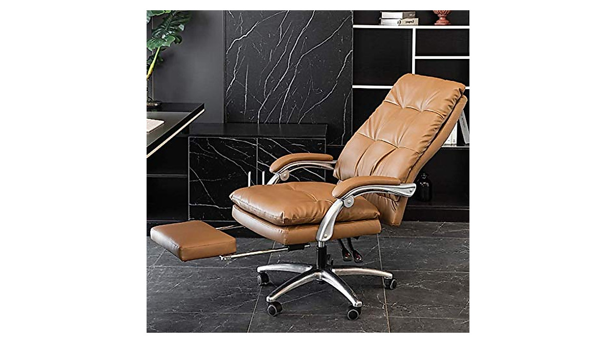 Ergonomic Leather Office Chair – Comfortable & Stylish