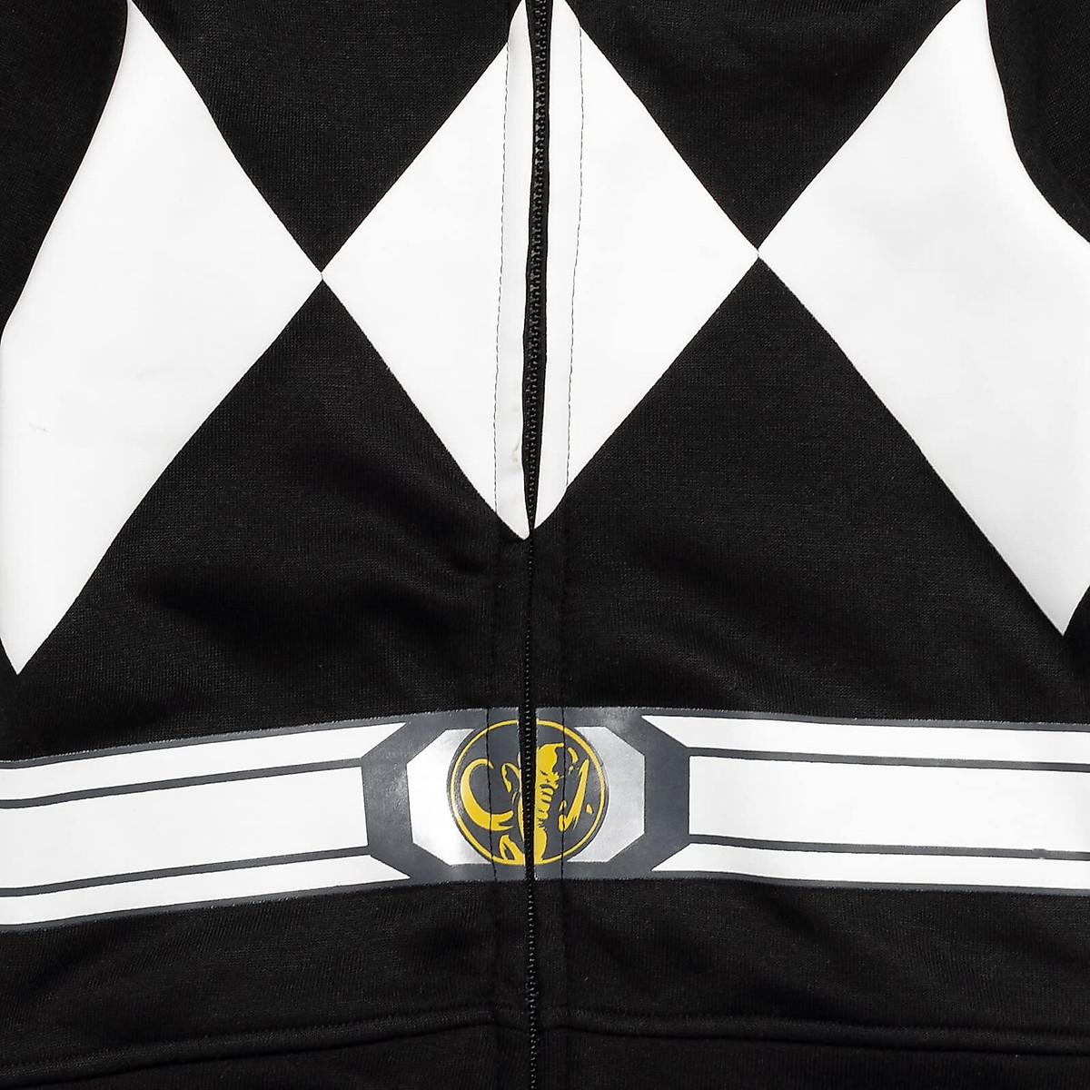 Power Rangers Black Ranger Toddler Boys Fleece Zip Up Hoodie 5T