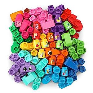 LeapFrog LeapBuilders 81-Piece Jumbo Blocks Box, Pink,24 months to 5 years