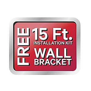 DAIKIN 4-Zone 4MXS 17.7 SEER Air Conditioner Heat Pump with MAXWELL 15 ft. Installation Kit + Wall Bracket (12k+12K+12K+12K)