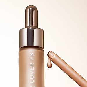 COVER FX Custom Bronzer Drops - Gilded Glow: Rich Bronze - 1 Fl Oz - Radiant Glow Liquid Bronzer - Customizable Color