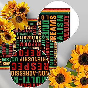 Nepnuser Black History Month Table Runner Black Pride Party Decorations African American Freedom Day Dining Room Kitchen Home Decor 72 Inches Long