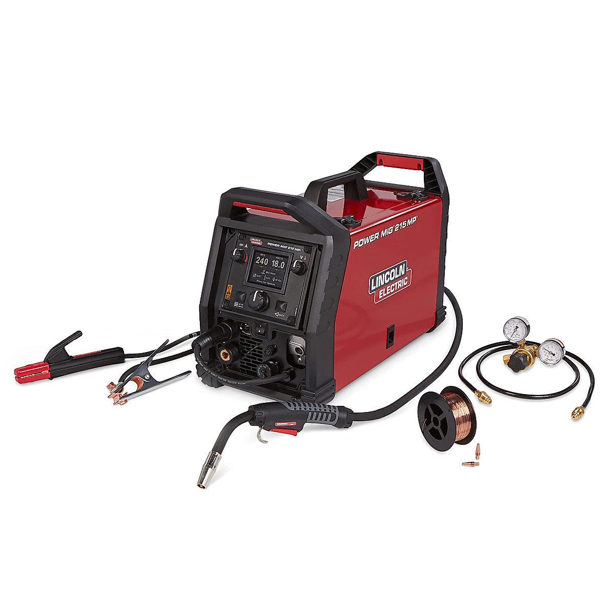 Lincoln Electric K4877-1 POWER MIG 215 MPi Multi-Process Welder Aluminum One Pak