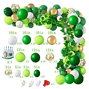 161pcs Wild One Birthday Decorations Supplies,Jungle Safari 1st Birthday Party Supplies,Wild One highchair Banner 1st Birthday Boy,wild one balloons,Wild One Birthday Decorations For Boys