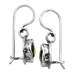 Silpada 'Daintree' Natural Green Quartz Drop Earrings in Sterling Silver
