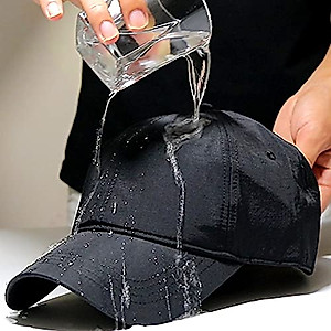 Save Green Life SGL Reflective Baseball Cap Waterproof Hat Brim Low Profile Solid Color Adjustable Blank Ball Men's and Women's Golf Cap (Navy),One Size