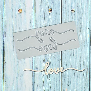 Love Silicone Lace Mold, Cake Mat, Fondant Impression Mats, Heart Pattern Lace Mat for Cake Decorating Valentine's Day (A_6.40x5.52x0.12inch)