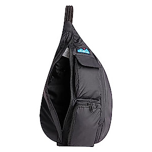 KAVU Mini Rope Sack Sling Crossbody Backpack - Blackout