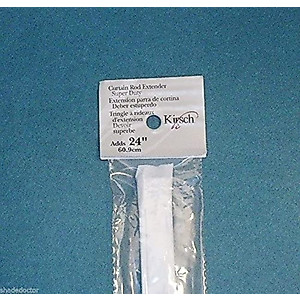 48" to 86" - SUPER DUTY Lockseam CURTAIN ROD with 2" Clearance #6125-025